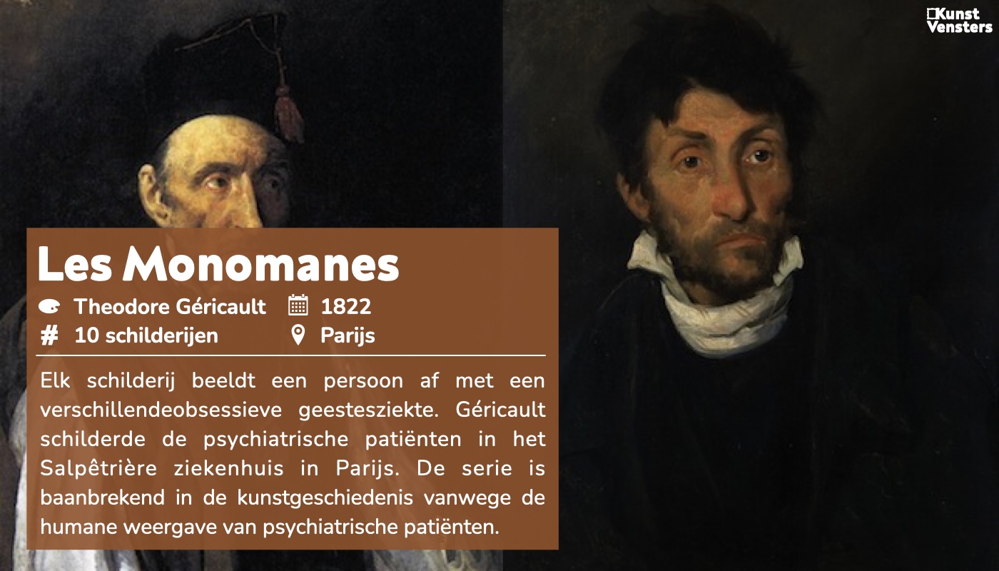 Théodore-Géricault-Monomanes-serie - KunstVensters
