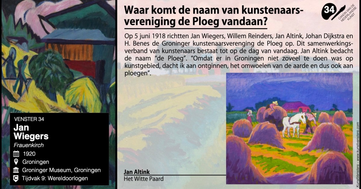 Jan Wiegers: Internationale allure voor de Ploeg - KunstVensters