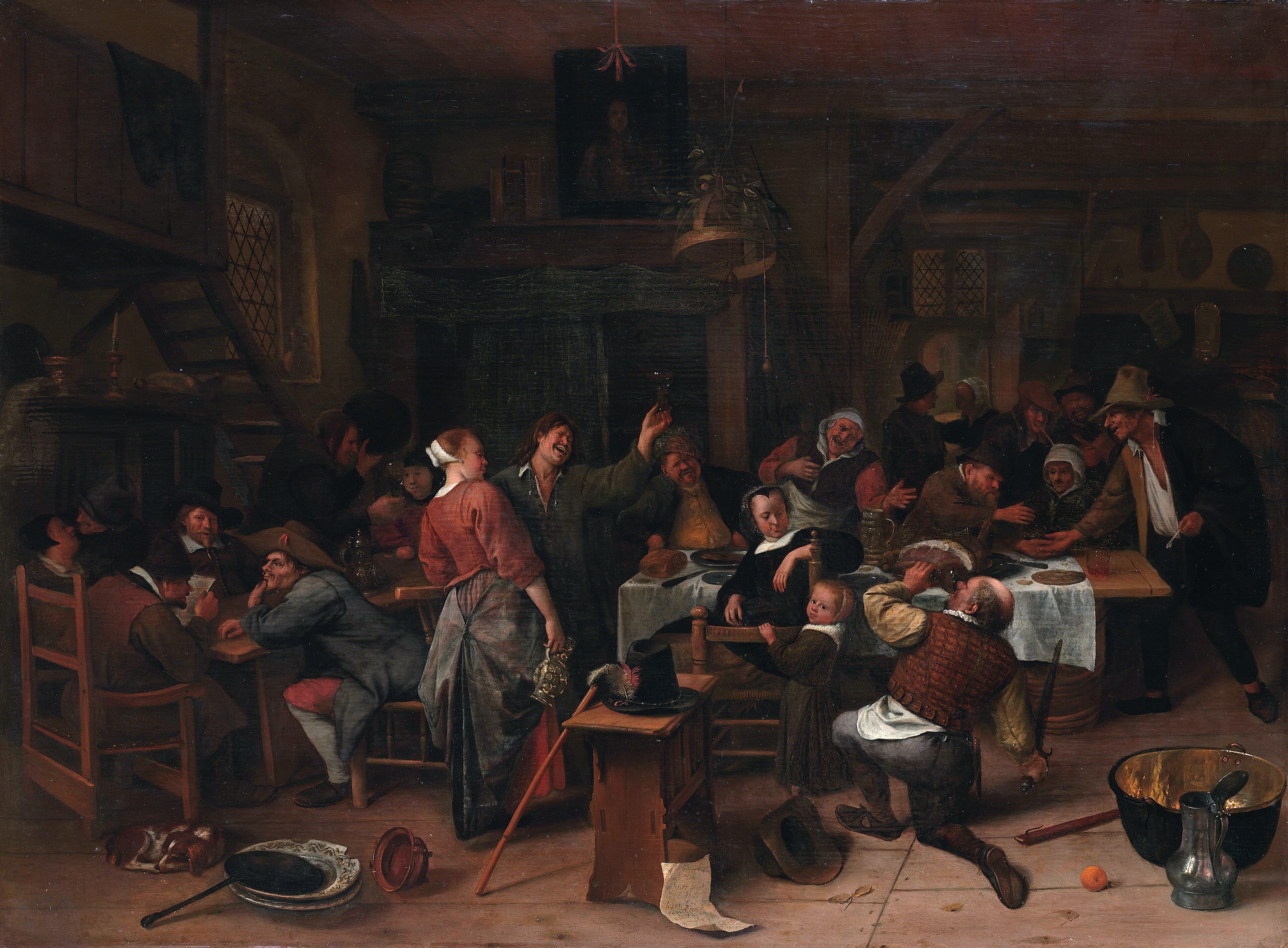 Huishouden van Jan Steen stond model voor zijn schilderijen - KunstVensters