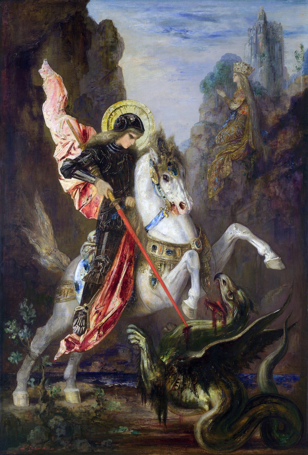 Sint Joris en de draak die er steeds weer anders uitzag - KunstVensters
